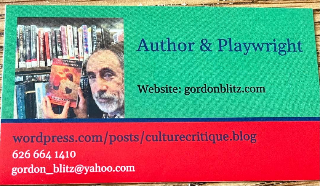 Gordon Blitz-Temple Sermon – Gordon's Culture Critiques